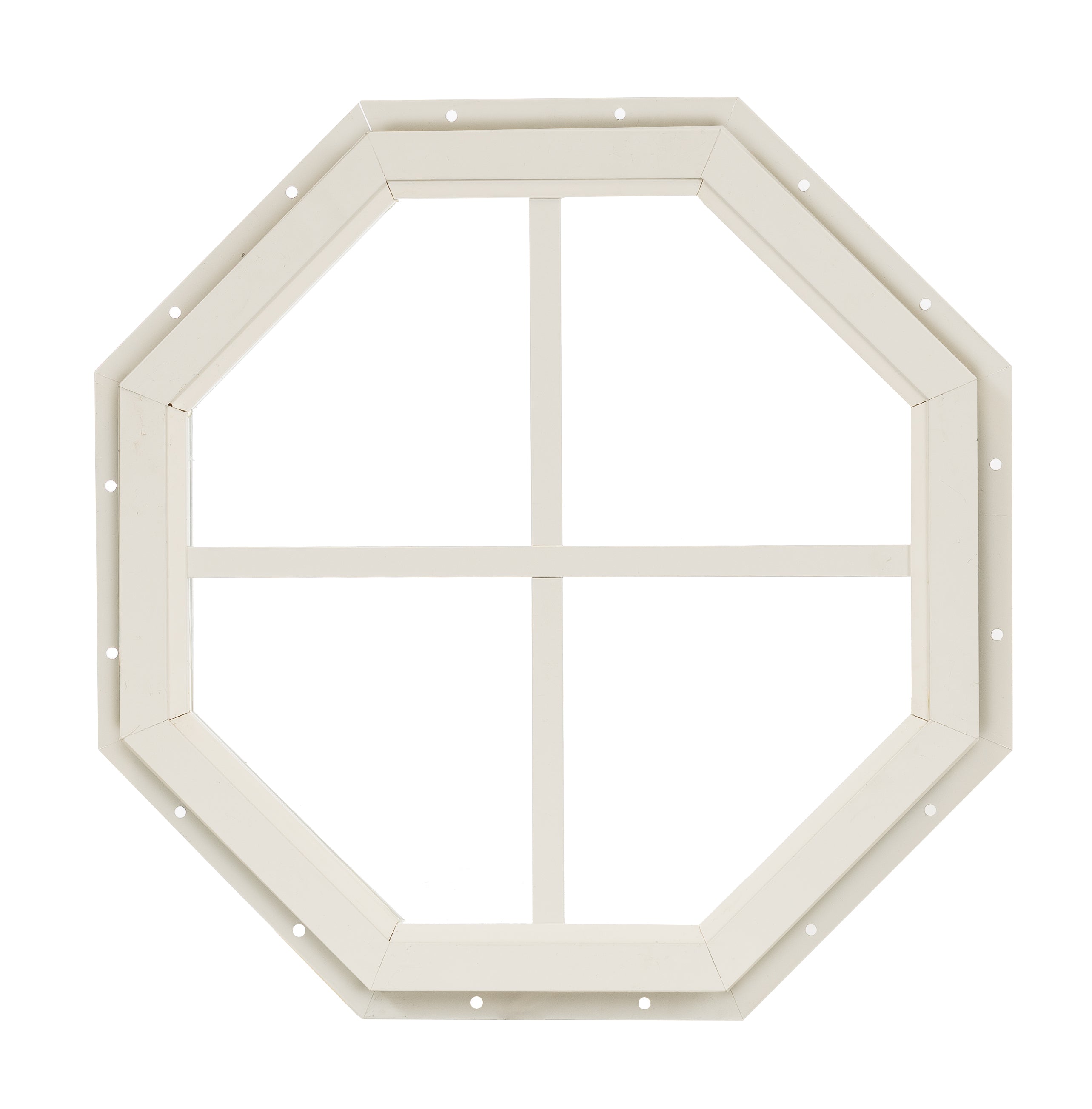 14" Octagon Gable J-Lap Shed Window