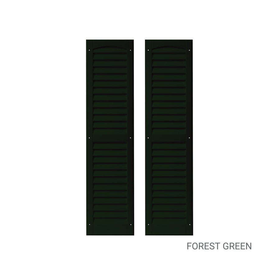 9" W x 36" H Louvered Shutters - 1 Pair
