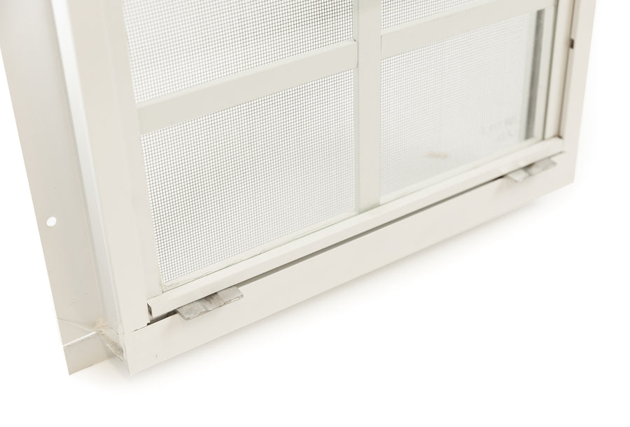 12" x 18" Flush Mount Sliding Shed Window | Tempered Glass, Screened,